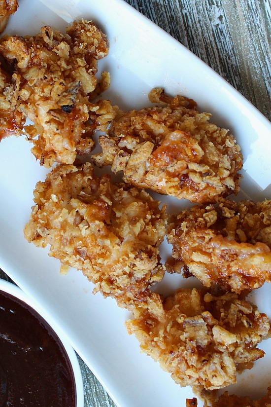 Crunchy BBQ Chicken Nuggets | Appetizer | Baked