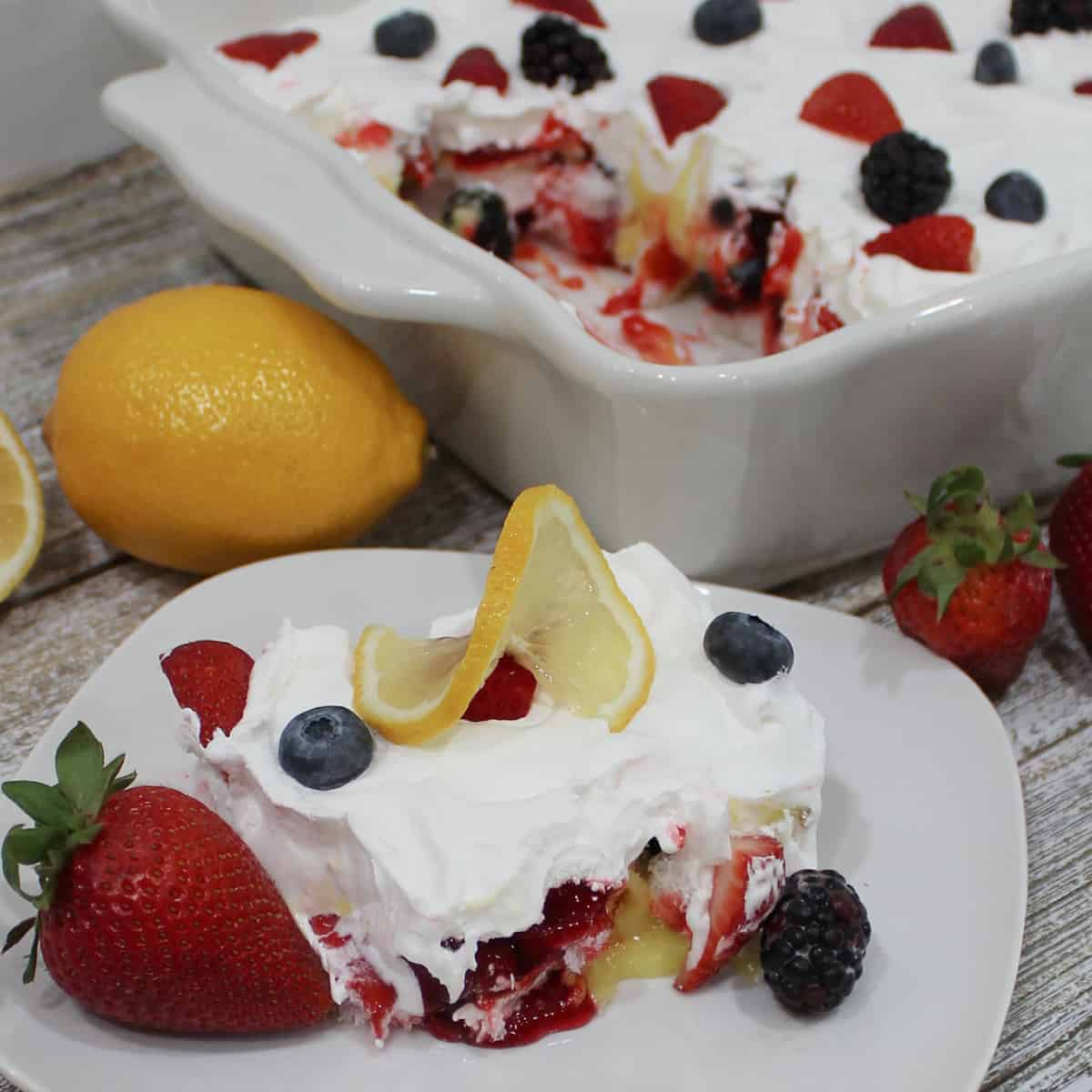 Mixed Berry Angel Dessert | Sweet Ordeal | No Bake Dessert