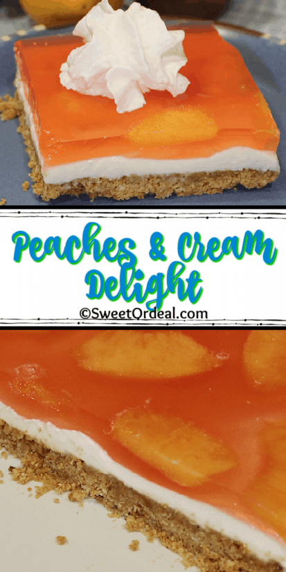 Peaches and Cream Delight | Sweet Ordeal | Peach Recipe