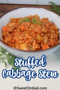 Stuffed Cabbage Stew | Sweet Ordeal | Soups and Stews