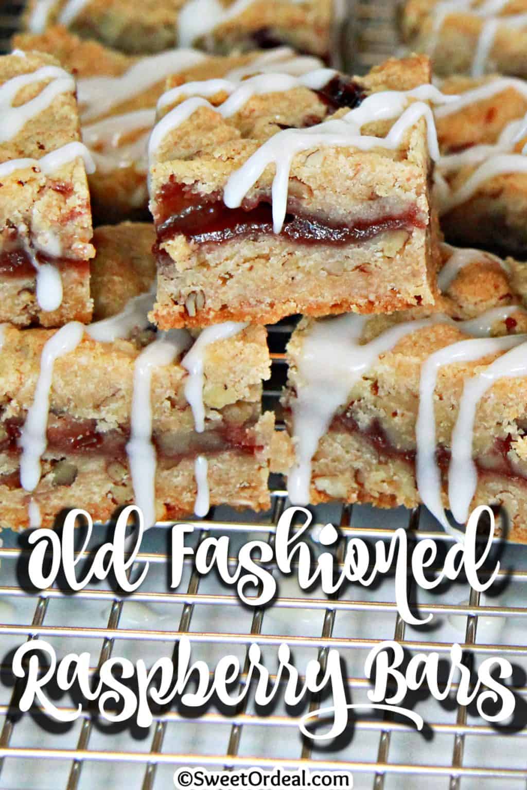 Old Fashioned Raspberry Bars | Sweet Ordeal | Dessert