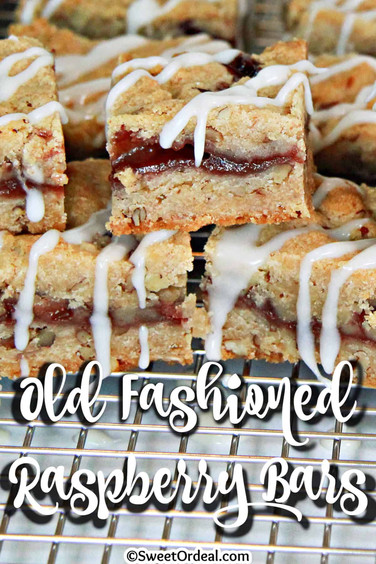 Old Fashioned Raspberry Bars | Sweet Ordeal | Dessert