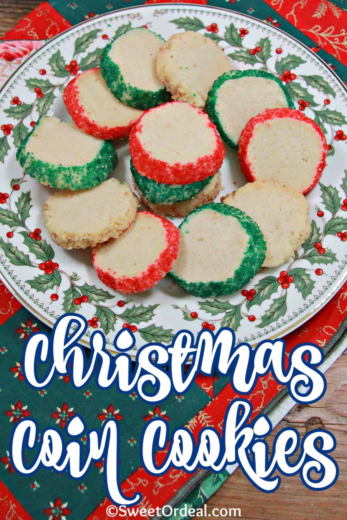 Christmas Coin Cookies | Sweet Ordeal | Dessert