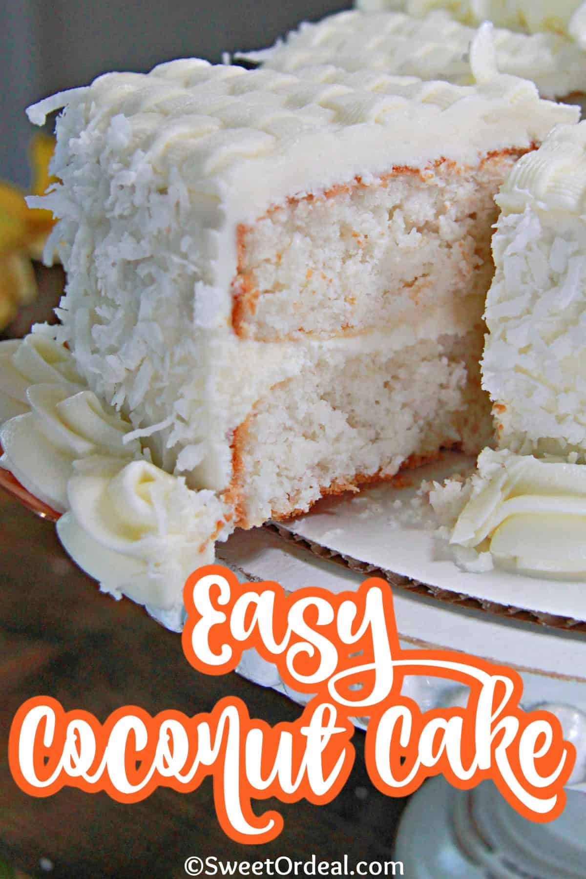 Easy Coconut Cake | Sweet Ordeal | Dessert