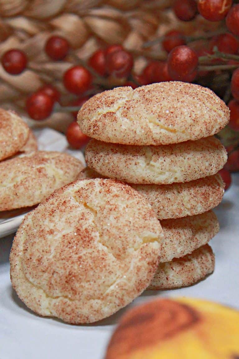 Sugared Cinnamon Crackle Cookies | Sweet Ordeal | Dessert