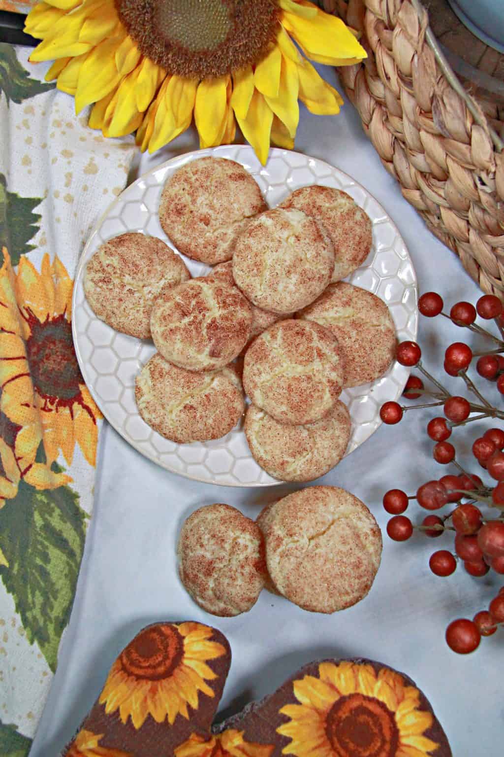 Sugared Cinnamon Crackle Cookies | Sweet Ordeal | Dessert