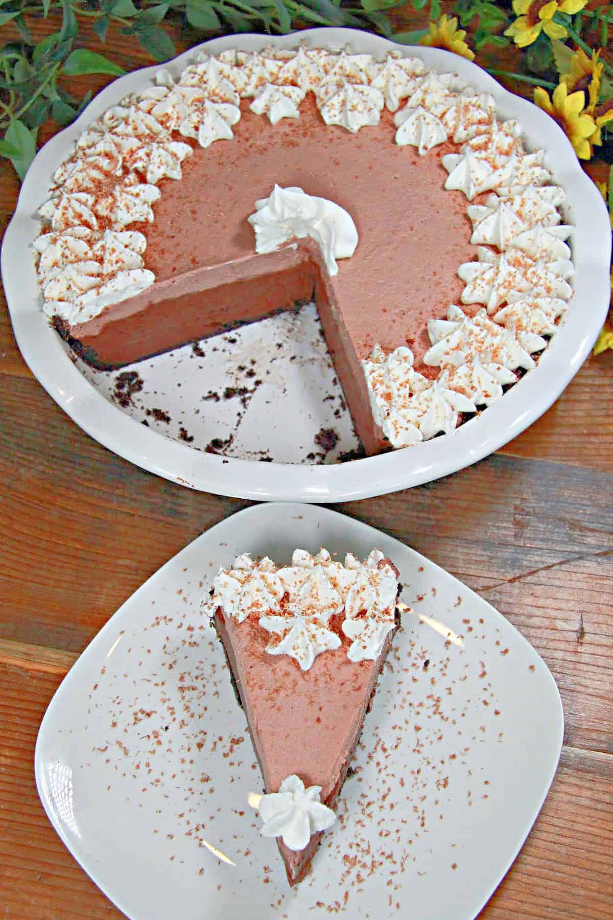 No Bake Triple Chocolate Pie | Sweet Ordeal | Dessert