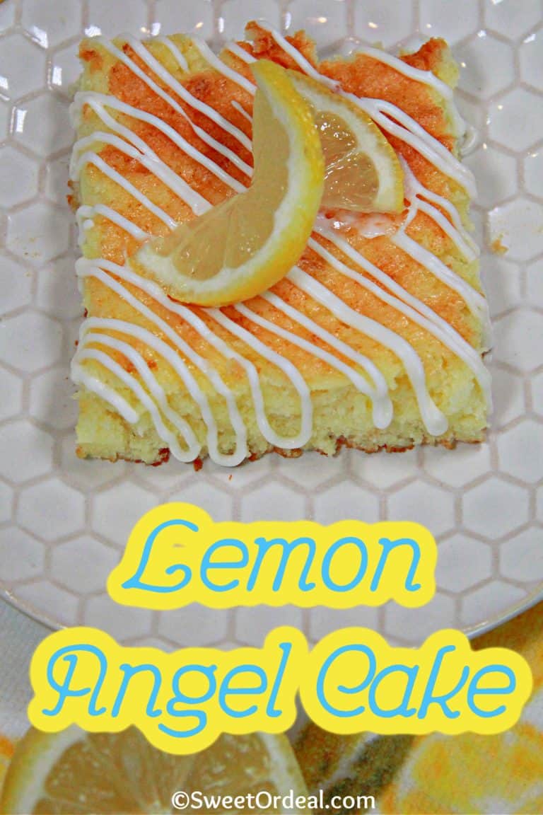 Lemon Angel Cake | Sweet Ordeal | Dessert