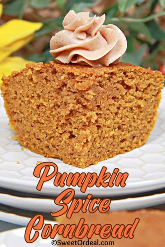 Pumpkin Spice Cornbread | Sweet Ordeal | Side Dish