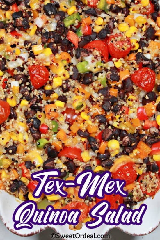 Tex-Mex Quinoa Salad | Sweet Ordeal | Side Dish